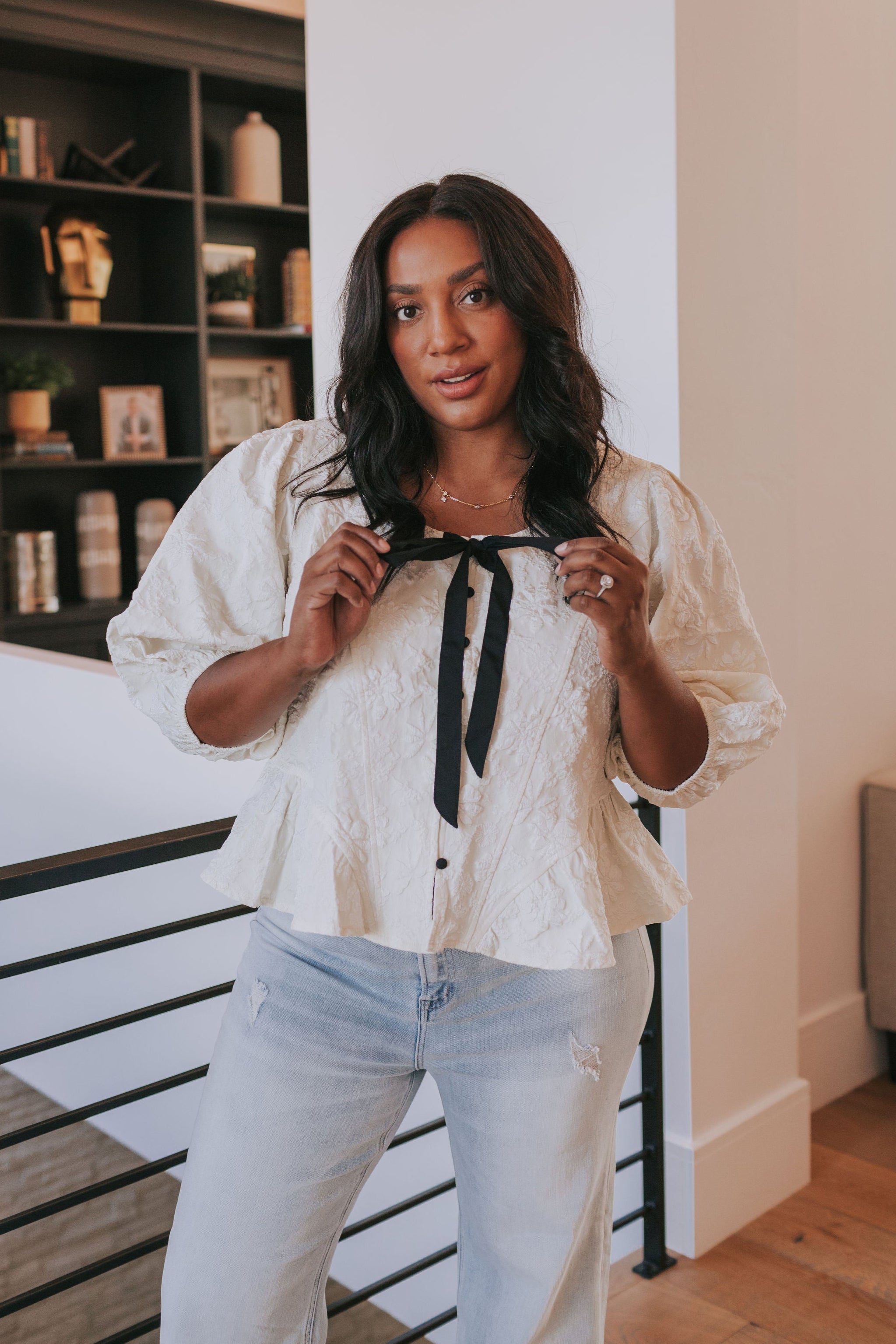 PLUS SIZE - Dramatic Love Top