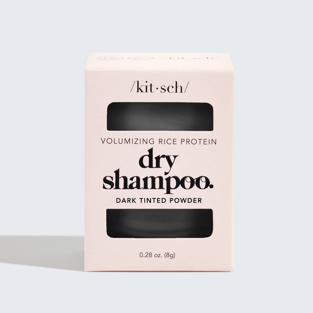 KITSCH - Volumizing Rice Protein Dry Shampoo - Dark Tinted Powder