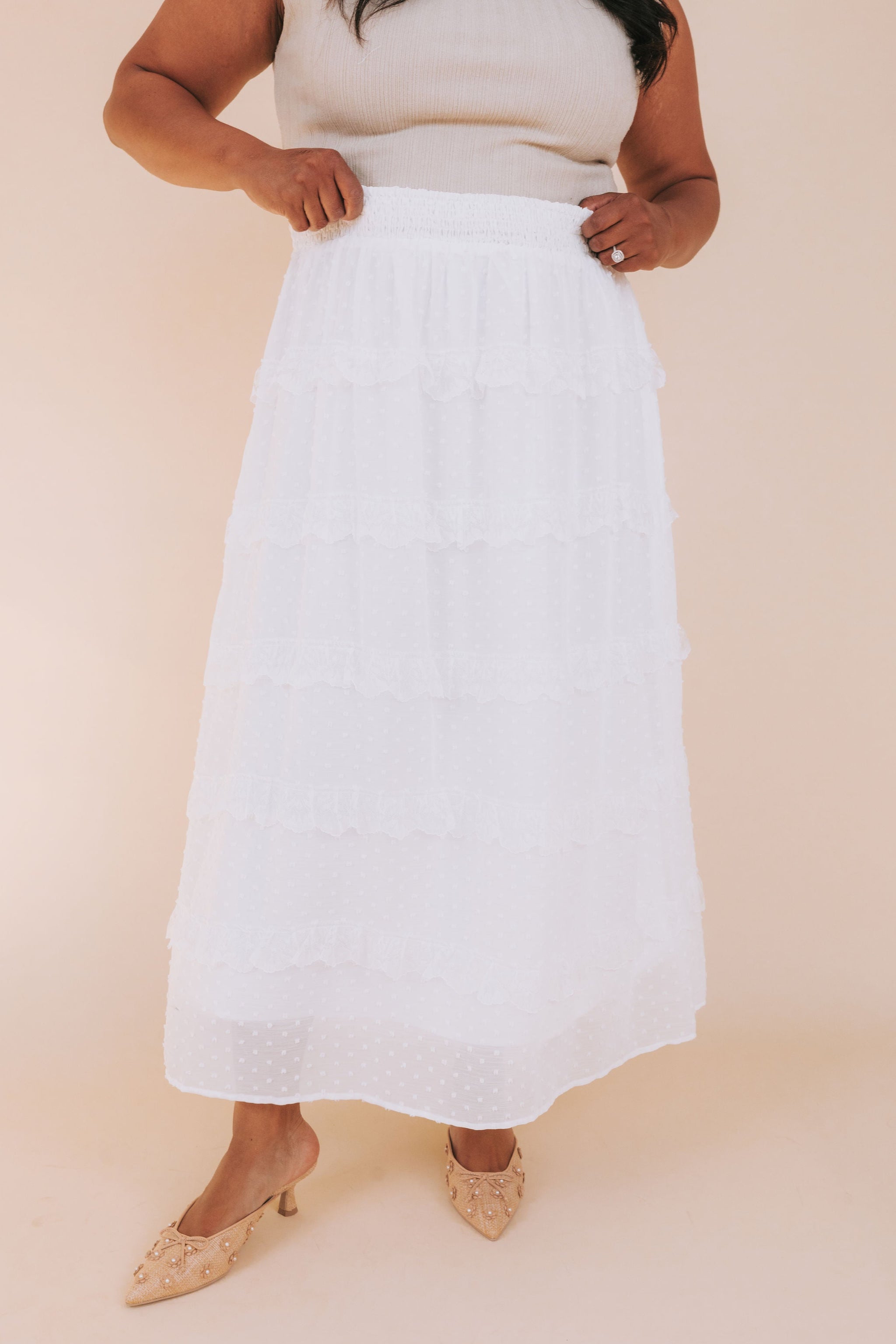 PLUS SIZE - Romantic Stroll Skirt