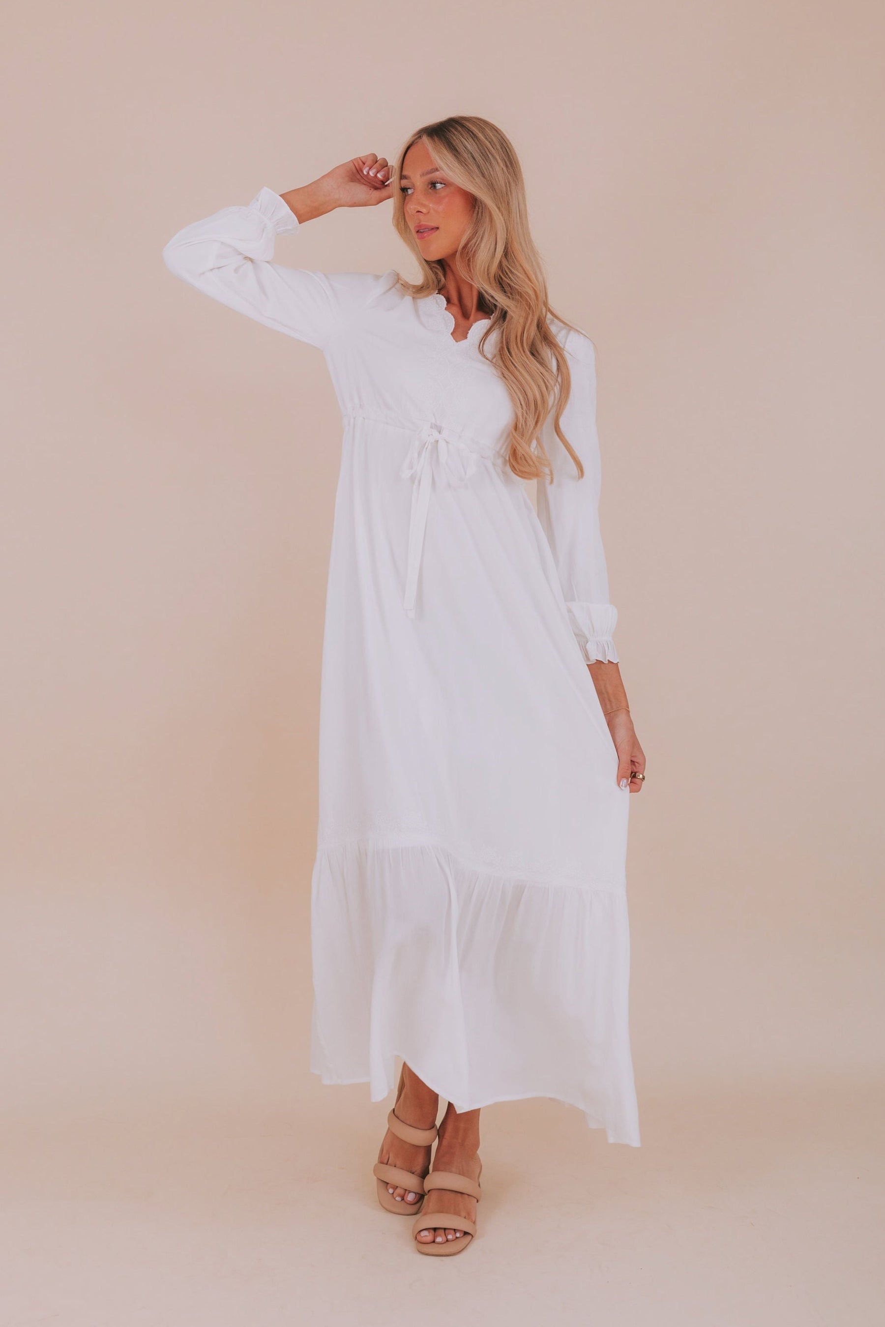 The White: Watson Dress - One Loved Babe Exclusive