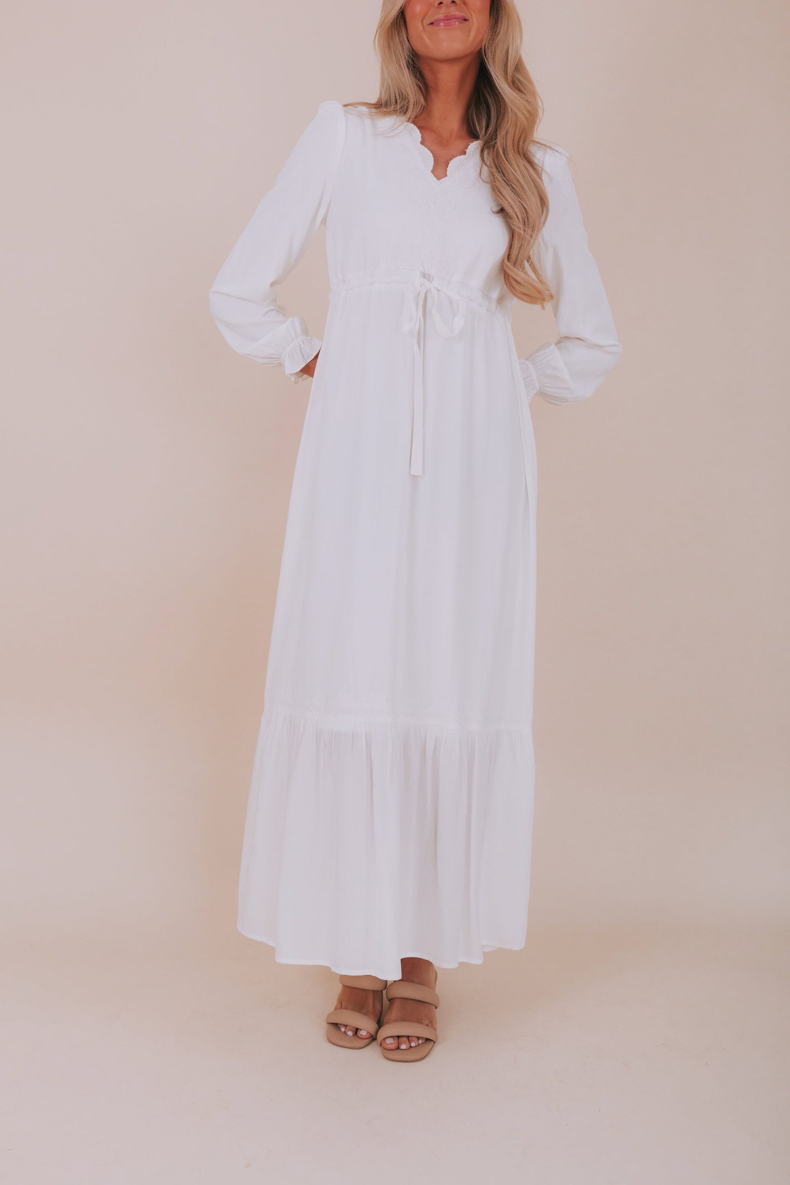 The White: Watson Dress - One Loved Babe Exclusive