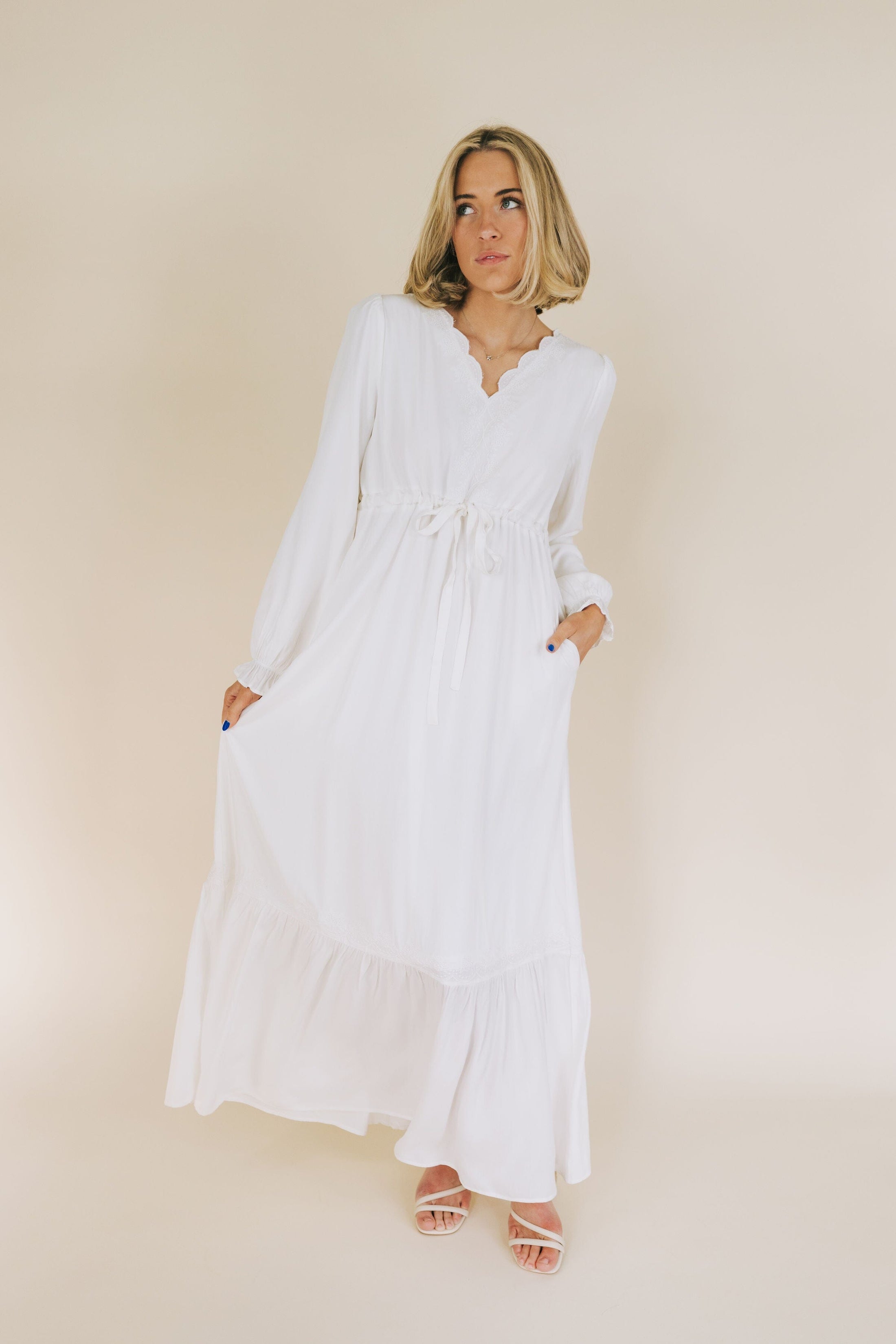 The White: Watson Dress - One Loved Babe Exclusive