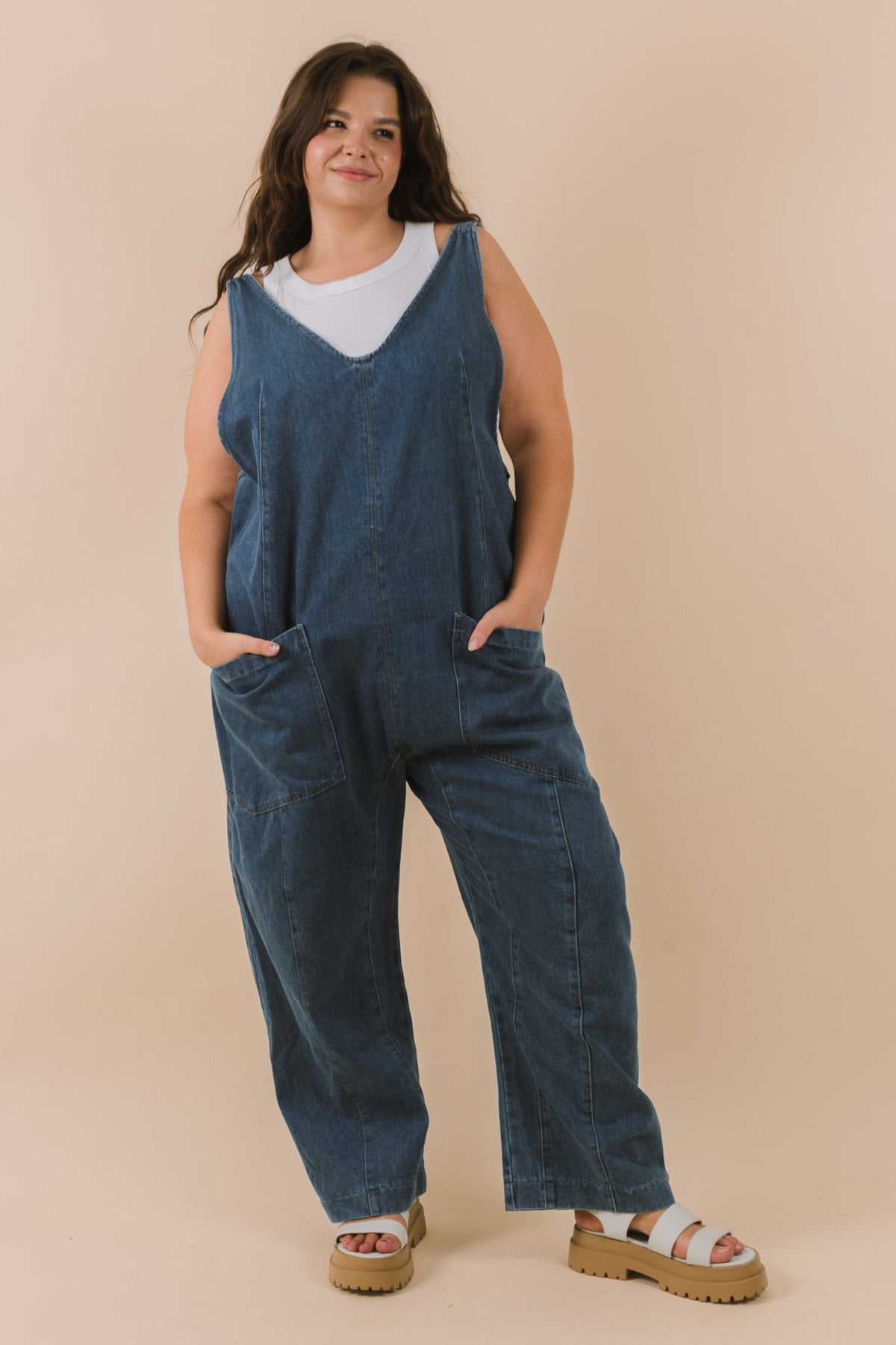 PLUS SIZE - One More Time Overalls