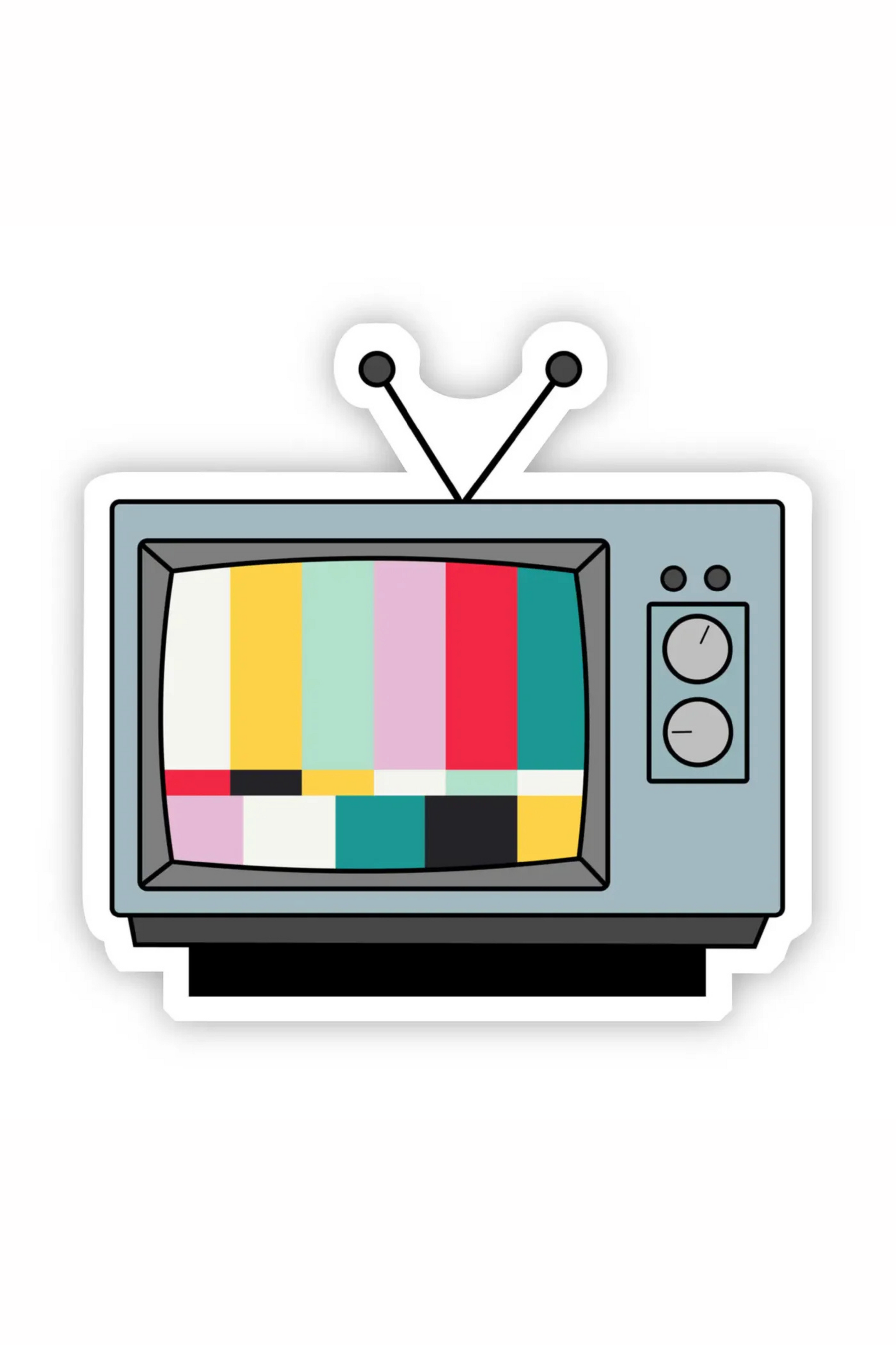 Retro TV Sticker
