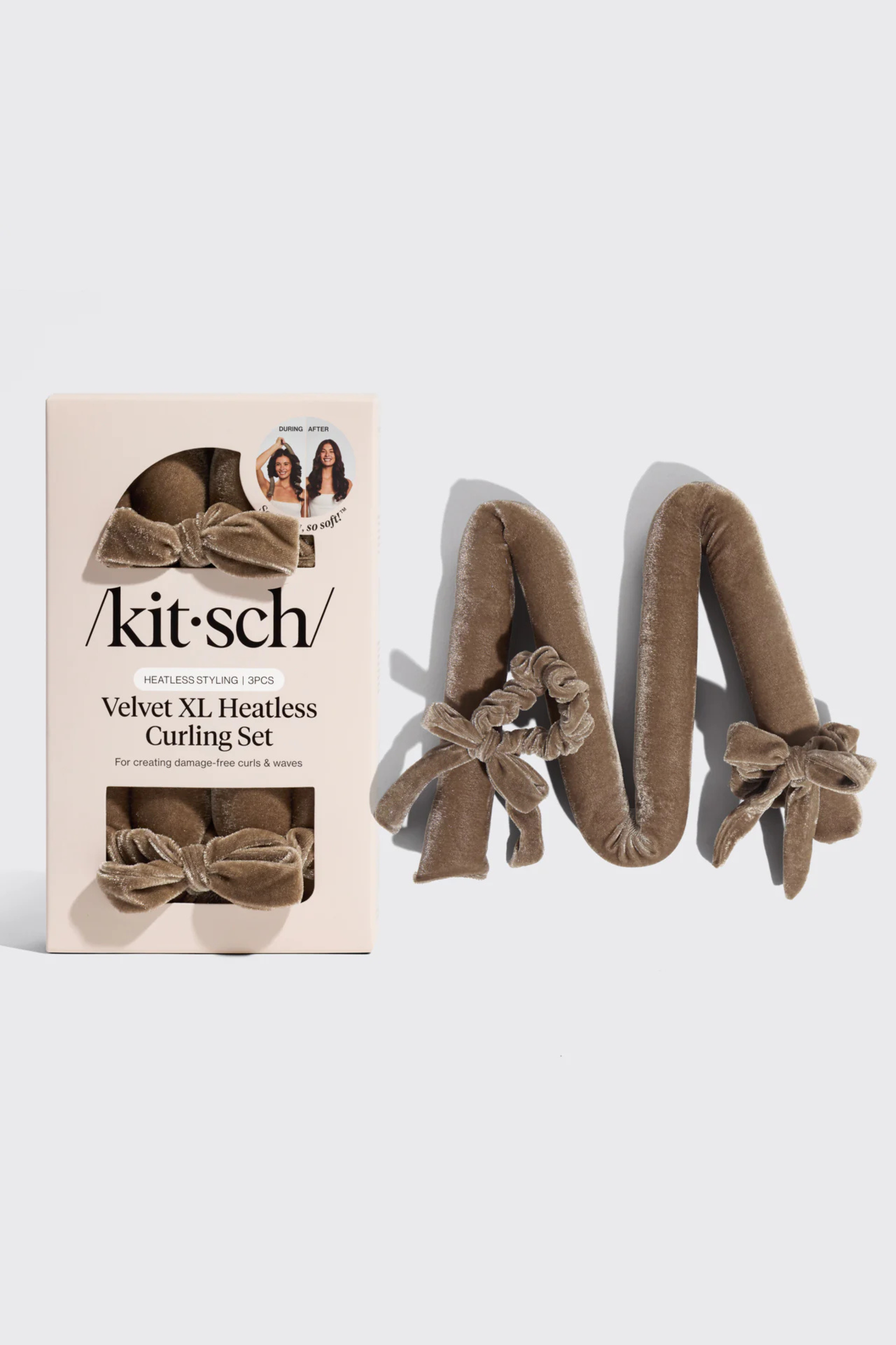 KITSCH - Eucalyptus Velvet XL Heatless Curling Set