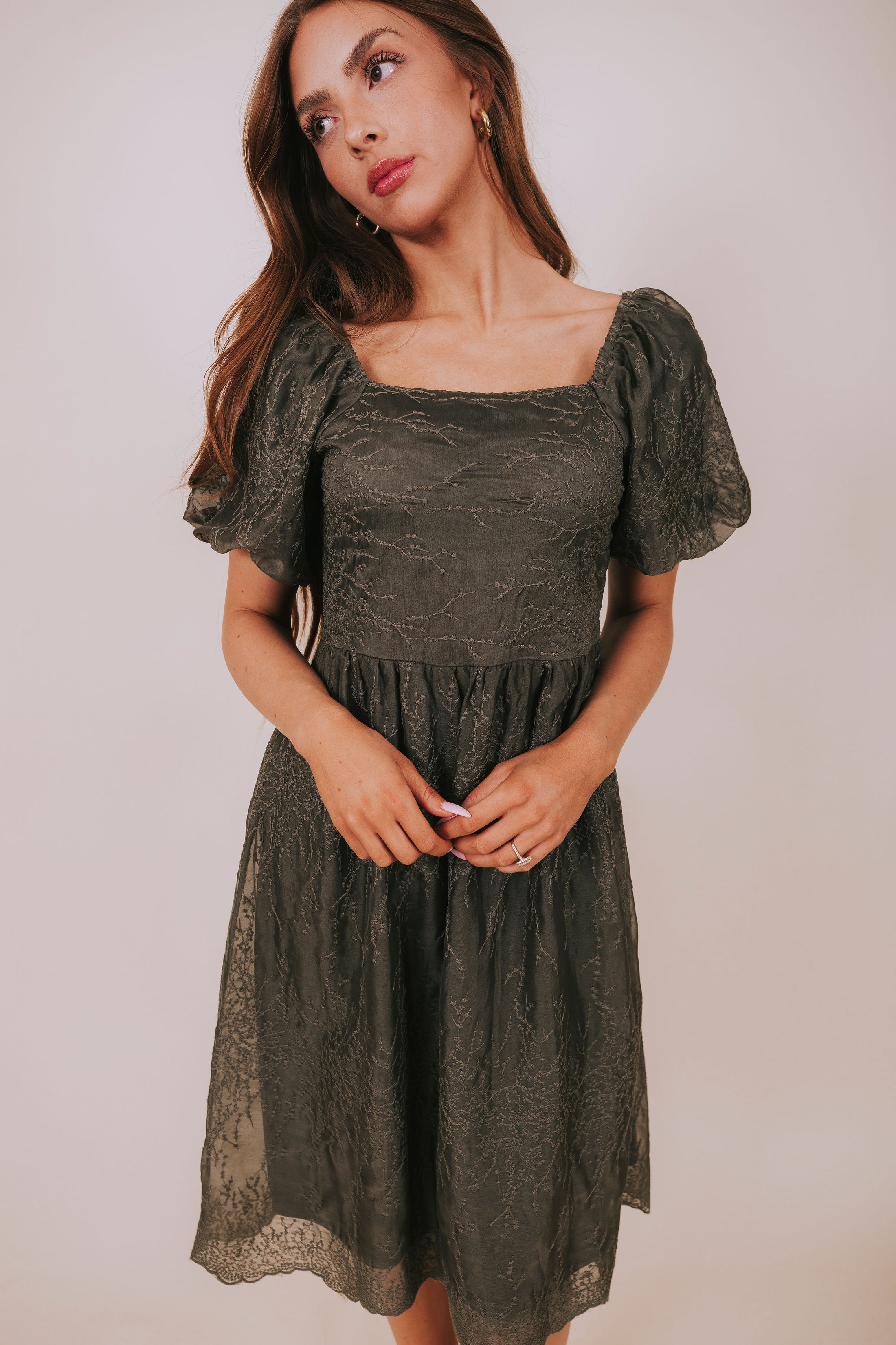 Extend An Olive Branch Dress