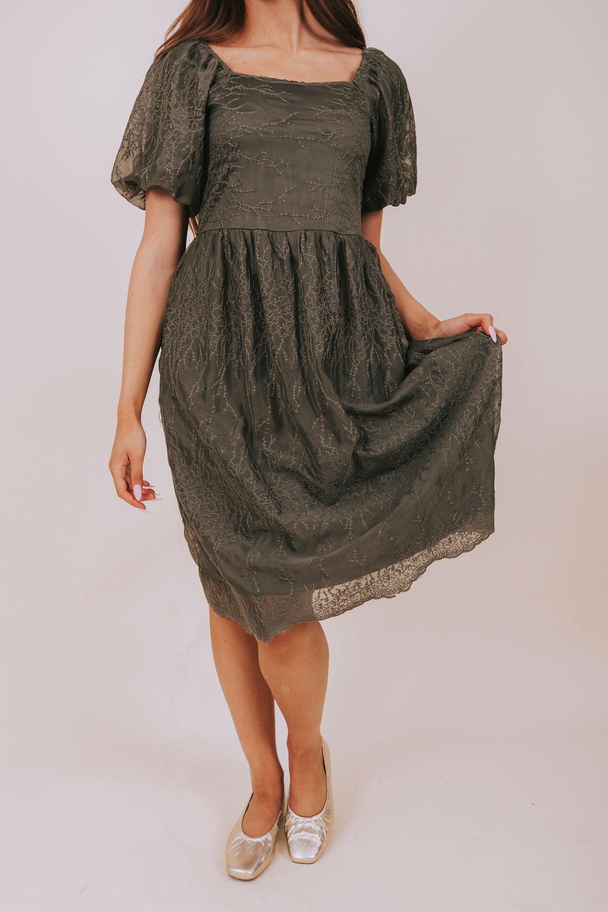 Extend An Olive Branch Dress