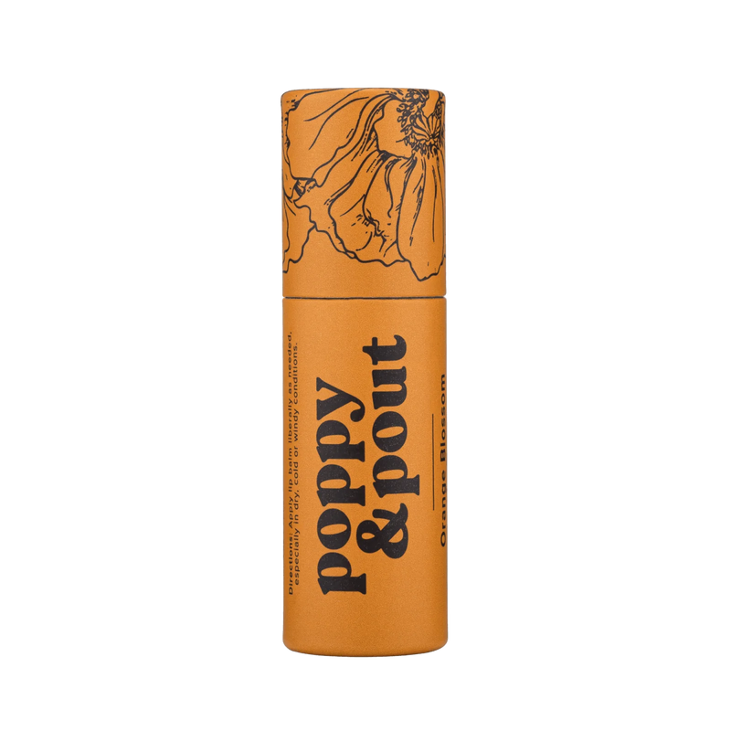 Poppy + Pout Lip Balm - Orange Blossom – One Loved Babe